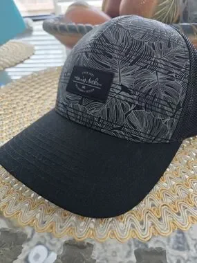 Travis Mathew | Accessories | Travis Mathew Black And White Palm Print ...